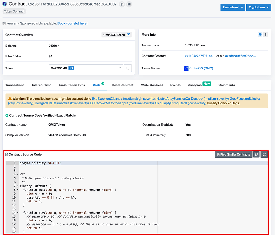 以太坊区块浏览器 Etherscan 使用教程 - Knowledge Base - imToken Fans